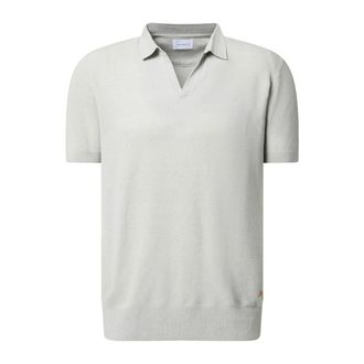 Baldessarini Homme, Tops, Gris, Taille: L Polo en Coton et Lin Vert