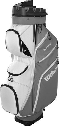 Wilson I-Lock CART Bag Grau/Wei&szlig;/Schwarz