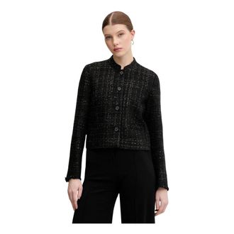 Joop Jacy Tweed Jacke - - Jackets - Damen - Schwarzk - XS