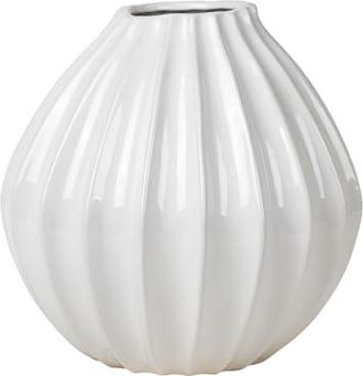 Broste Copenhagen Broste Copenhagen 14445215 Vase, Keramik, Wei&szlig;, 30cm