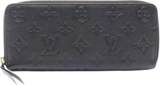 Louis Vuitton Portefeuille long Clemence Pre-owned - Femme - Pre-owned - Noir - Taille: ONE Size