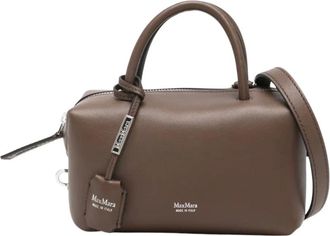 Max Mara Femme, Sacs, Brun, Taille: ONE Size Flap Tote Bag