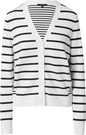 Comma Cardigan Strickjacke Strickjacke mit variierendem Streifenmuster