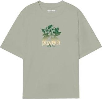 Jack & Jones Joralmeria T-Shirt SS Crew Neck FST pour Homme, Tint Celadon, S