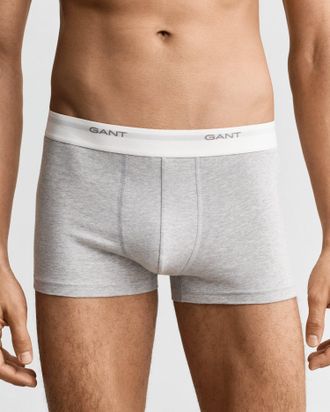 GANT Herren 3er-Pack Boxershorts (XXXL) LIGHT Grau MELANGE