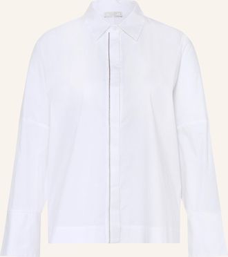 PESERICO Peserico Hemdbluse Mit Schmucksteinen weiss