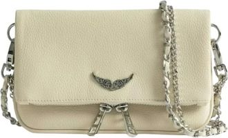 Zadig&Voltaire Femme, Sacs, Beige, Taille: ONE Size Rock Nano Iconic Clutch