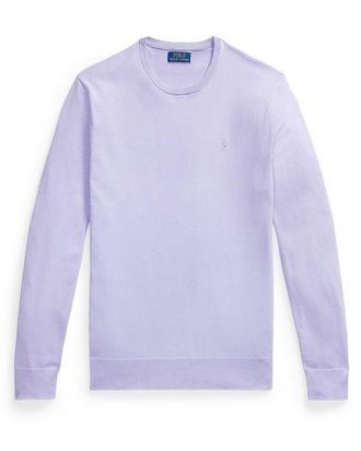 Ralph Lauren Leichter und softer Rundhalspullover aus Baumwolle in