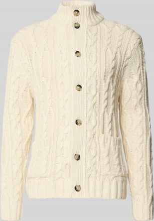 GANT Regular Fit Strickjacke mit Woll-Anteil