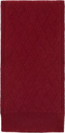 Malo diamond-pattern scarf - Rot