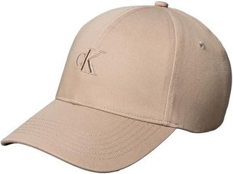 Calvin Klein Monogram Embroidery Baseball Cap Lv04K5024G Capuchon, Brown (Desert Taupe w/Contrast Logo), Taille Unique Femme