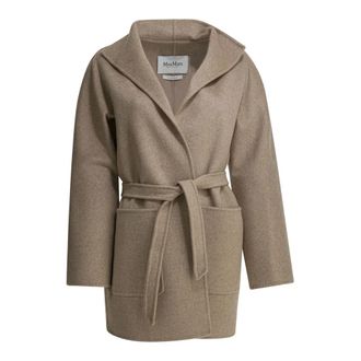 Max Mara Medile Kurzer Kaschmirmantel - - Knitwear - Damen - Beige - M