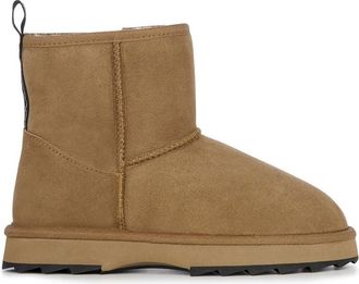 Emu Australia Womens Sharky Mini Sheepskin Boot, Chestnut/Black, Size 39