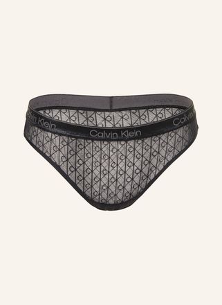 Calvin Klein Slip Icon Lace Metallic schwarz
