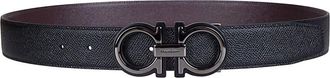 Ferragamo Homme, Accessoires, Noir, Taille: 105 CM Ceinture Gancini r&eacute;versible et ajustable