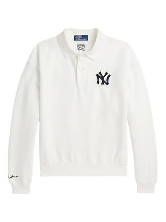 Polo Ralph Lauren x New York Yankees sweat à logo appliqué - Blanc