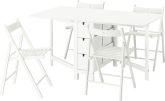 IKEA NORDEN / FRÖSVI Tisch und 4 Stühle