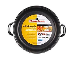 Magefesa Megafesa Glass - Kuchenform, Durchmesser 28 cm, Farbe schwarz Glas