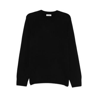 Soft Goat Rundhals-Pullover - - Knitwear - Herren - Schwarzk - L