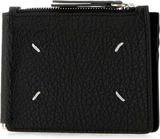 Maison Margiela Grained Calf Leather Wallet - Black