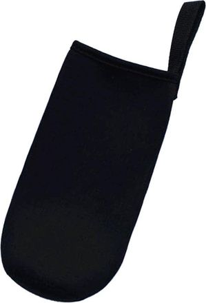 Perfeclan Flaschen Neopren Flaschentasche Flaschenhalter mit Griff zum Aufhängen, Schwarz