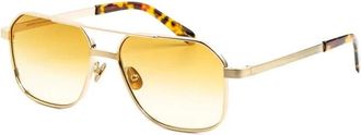 Moscot unisex, Accessoires, Jaune, Taille: 57 MM Mingle SUN Gold Lunettes de soleil