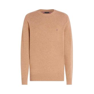 Tommy Hilfiger Beiger Strickpullover Regular Fit - - Knitwear - Herren - Beige - 2XL