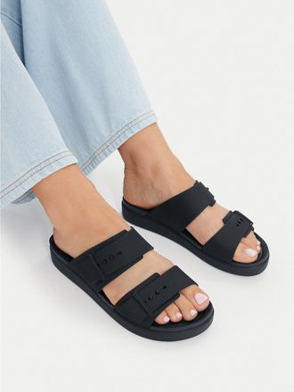 Crocs Pantoletten Crocs Brooklyn Buckle Low Low 211215 Schwarz