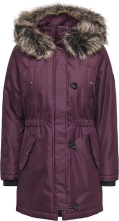 Only Damen Onliris Fur Winter Parka Life Cc OTW, Mauve Wine, x_l