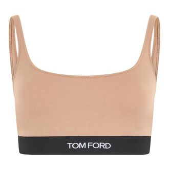 Tom Ford Bralette aus elastischem Stoff - - Tops - Damen - Beige - M