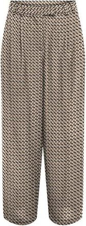 Only Onlnova Life Elite Lesli Pantalon, Chipmunk/AOP : 588 Breaker Geo, XS Femme