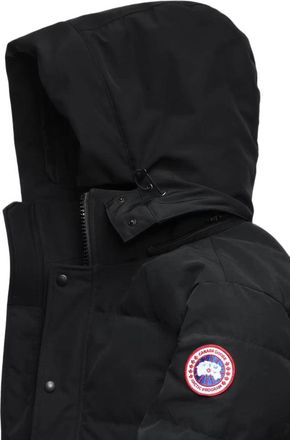 Canada Goose Padded Hooded Down Parka - Black