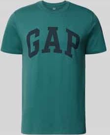 GAP T-Shirt mit Logo und Rundhalsausschnitt