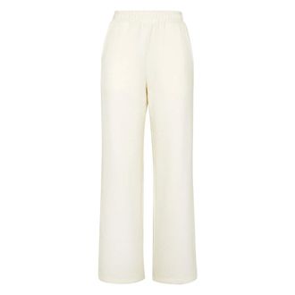 Plein Sport Femme, Pantalons, Blanc, Taille: 46 FR Palace Fit Jogging Pantalons