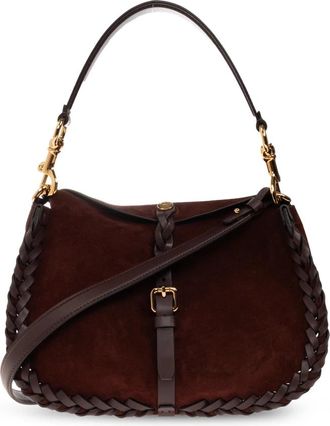 Etro Pony M Wildleder Tasche - - Bags - Damen - Rot - ONE SIZE