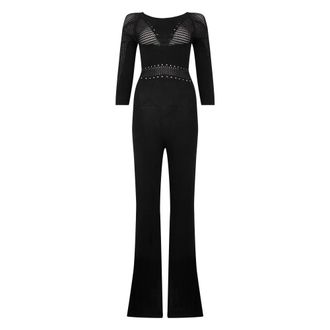 Alberta Ferretti Damen, Jumpsuits & Playsuits, Schwarzk, SGr&ouml;&szlig;e