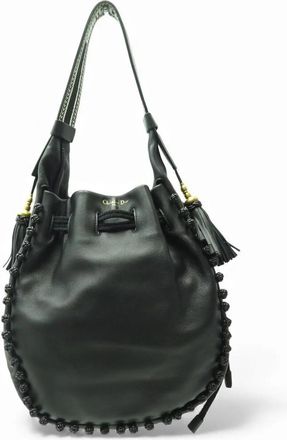 Dior Crossbody Bags - NEUE CHRISTIAN DIOR SCHWARZE LEDER BUCKET TASCHEN - Gr. unisize - in Schwarz - f&uuml;r Damen