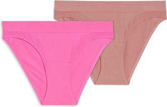 Puma Lot de 2 culottes PUMA Femme, Accessoires, Rose, XXL