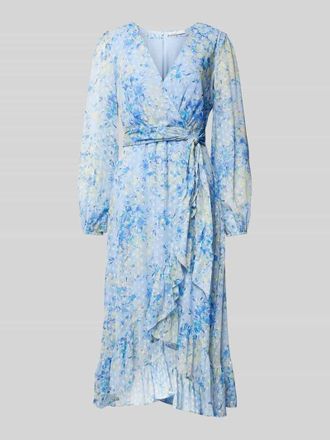 Jake*s Cocktailkleid mit V-Ausschnitt