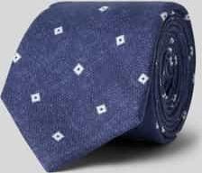 Gierremilano Seidenkrawatte aus reiner Seide mit Logo-Patch (7,5 cm)