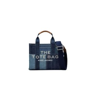 Marc Jacobs Femme, Sacs, Bleu, Taille: ONE Size The Denim Small Tote Bag