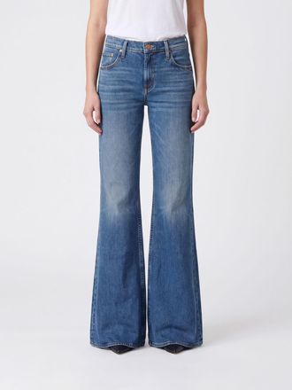 Mother Jean The Jinx Heel flare taille mi-haute en denim de coton