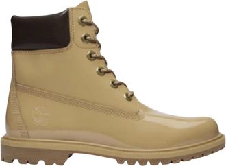Timberland Femme, Chaussures, Beige, Taille: 41 EU Bottes Imperm&eacute;ables Premium 6-Inch en Cuir Verni