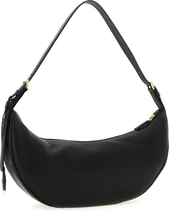 Prada Womens Black Calfskin Shoulder Bag