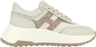Hogan Femme, Chaussures, Beige, Taille: 39 EU Hi-Fi Baskets