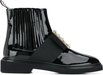 Roger Vivier Stiefel - Boots Black - Gr. 36,5 (EU) - in Schwarz - f&uuml;r Damen