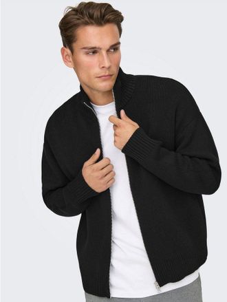 Only & Sons Strickjacke ONSBLAKE DS HIGH NECK CARDIGAN KNIT NOOS Baumwollmischung
