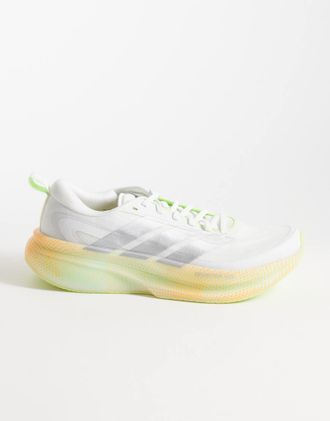 adidas adidas Running - Supernova Glide - Sneaker in Wei&szlig; und Gelb