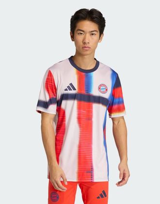 adidas FC Bayern 26 - Maillot davant-match - Bleu et rouge-Multicolore