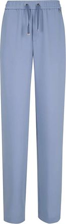 Herno Femme, Pantalons, Bleu, Taille: 36 FR Straight Pantalons